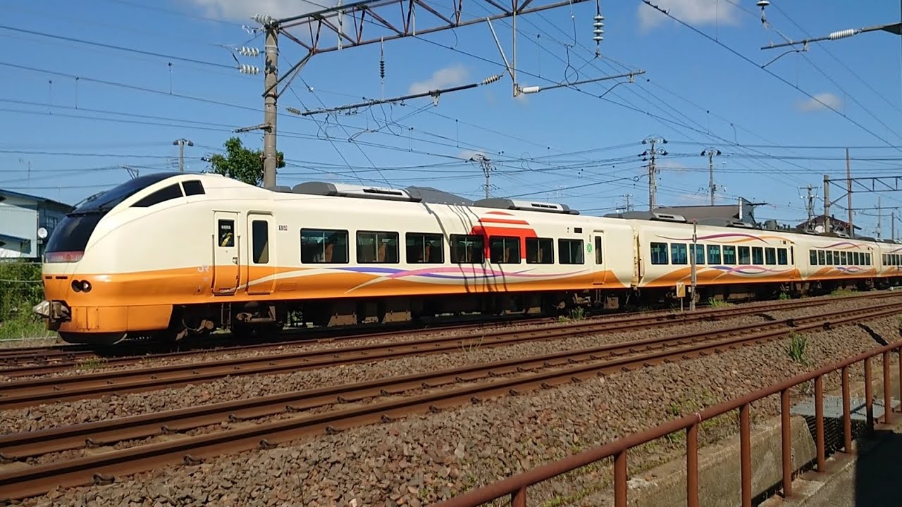 E653系U-101編成 （いなほ🌾） 構内試運転から帰還 #将軍野踏切 〜 #AT構内【2023/06/05㈪午後】 #ATゲート - YouTube