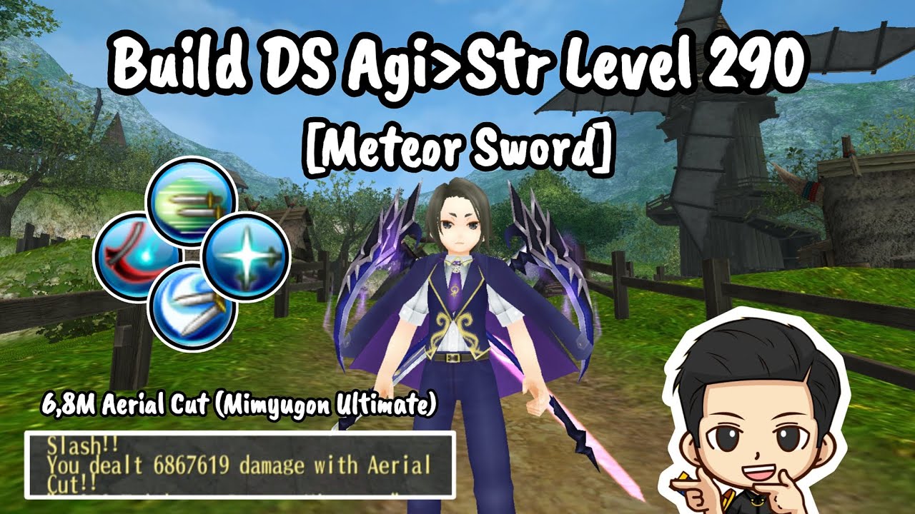 Build Dual Sword AGI STR Level 290 (Meteor Sword!!!) - Toram Online ...