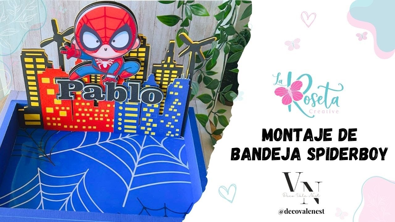 Montaje de la bandeja de desayuno SpiderBoy con @DecoValeNest - YouTube