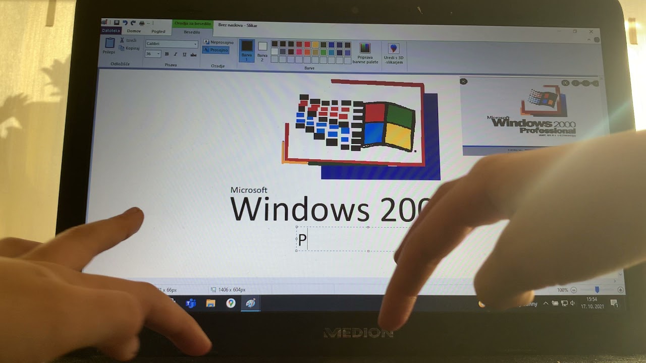 Windows 2000 Paint - YouTube