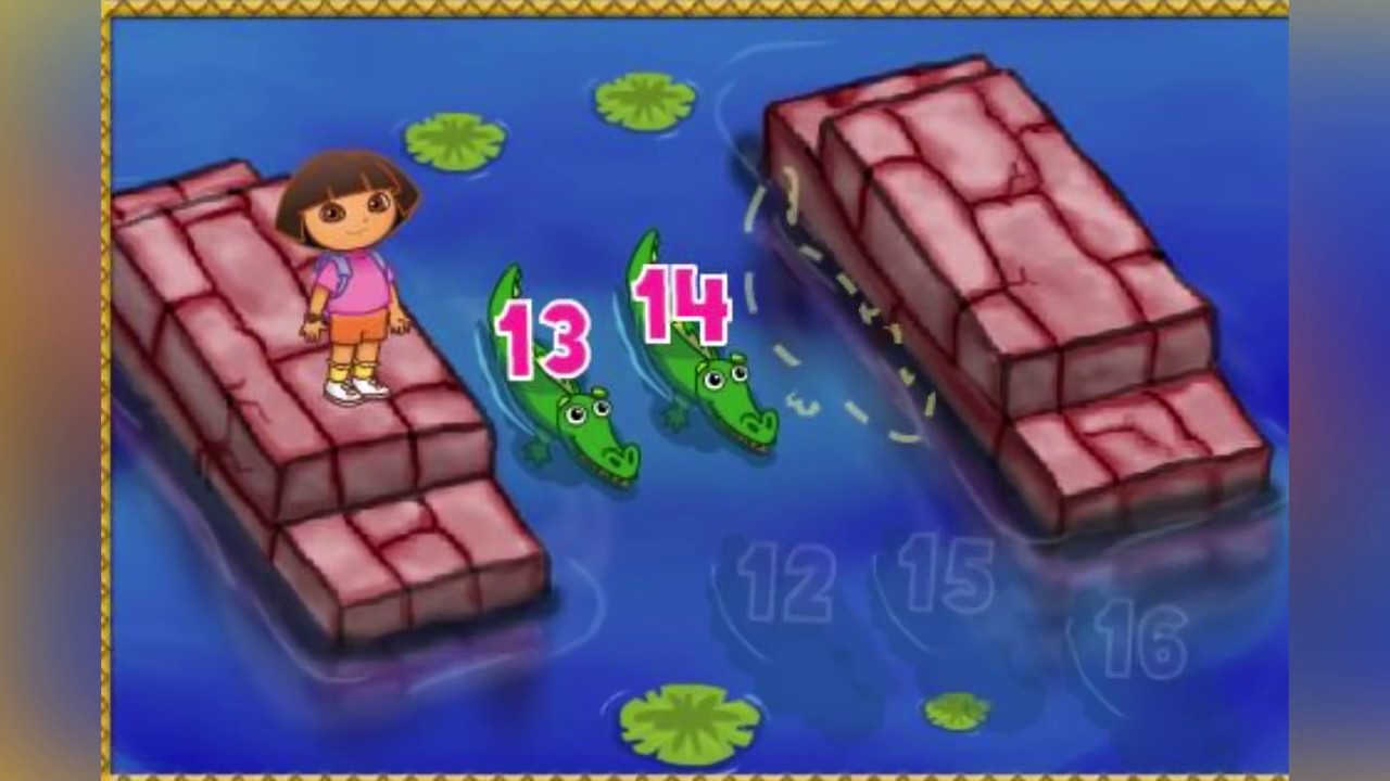 Dora Dora's Number Pyramid Adventure! Dora Games - YouTube