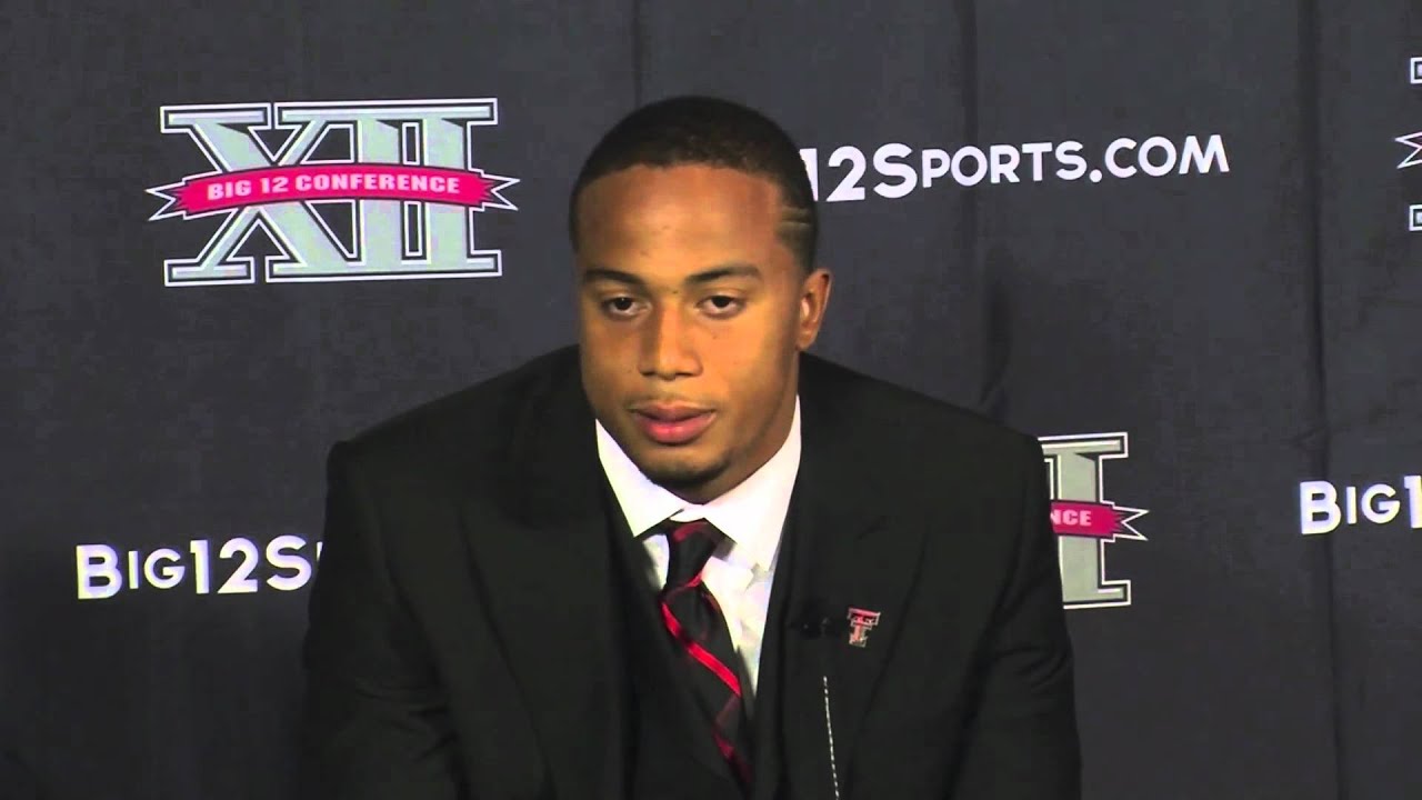 Texas Tech's Terrance Bullitt from Big 12 Media Days - YouTube