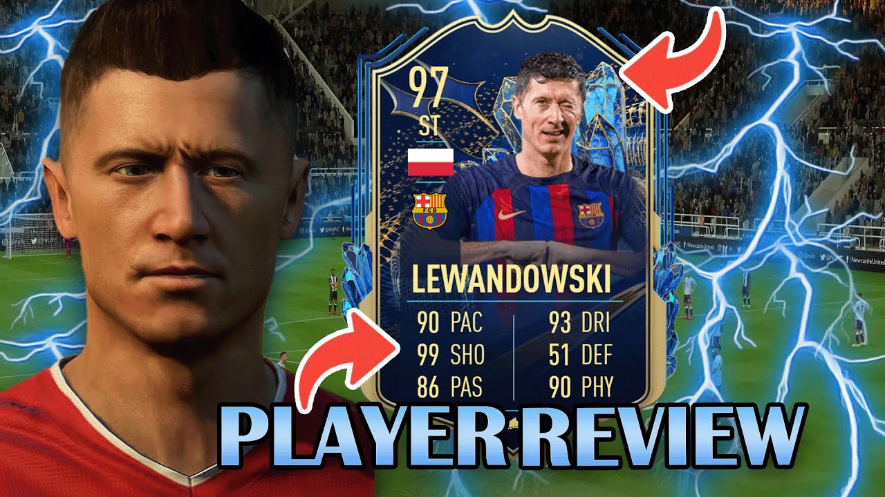 THE BEST ST IN FIFA 23? 97 ROBERT LEWANDOWSKI TOTS PLAYER REVIEW - FIFA ...