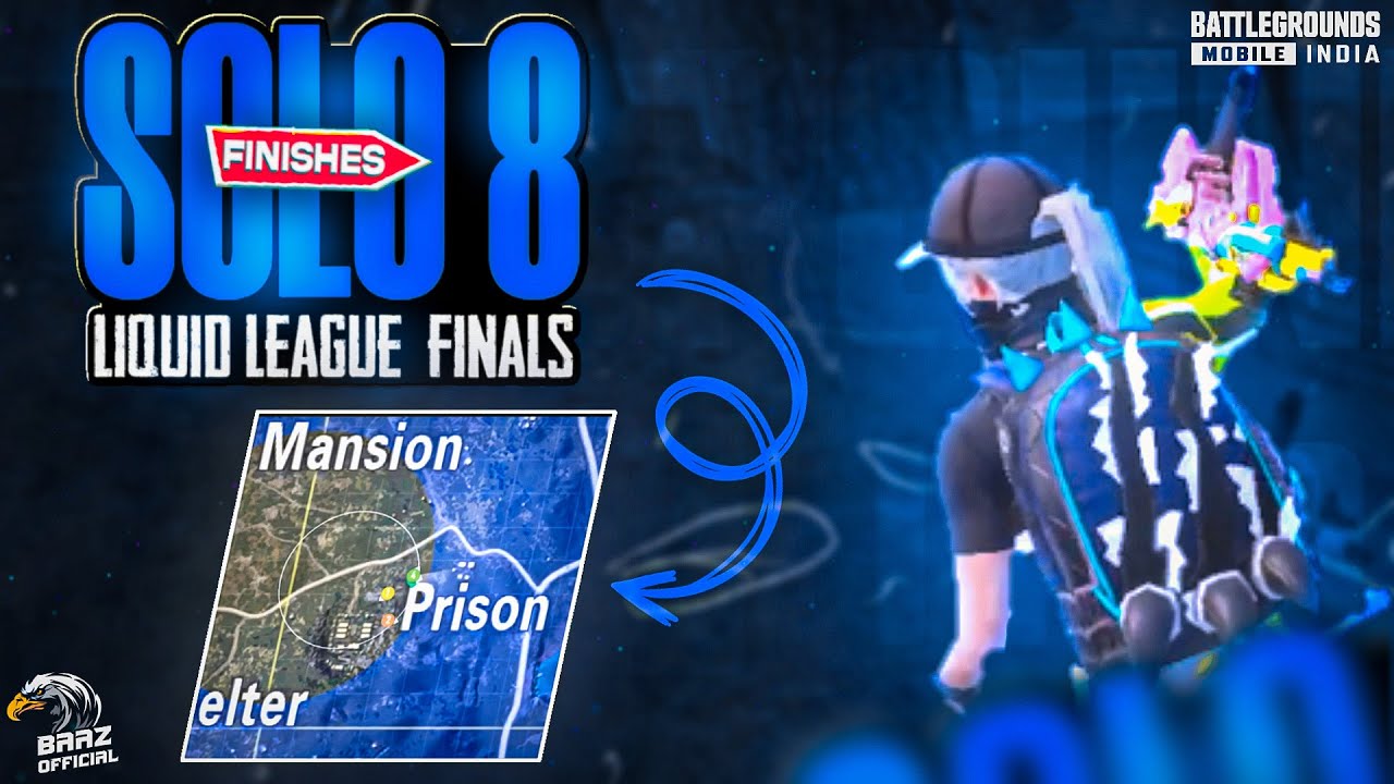 Solo 8 Finishes in LIQUID LEAGUE FINALS 🔥 - iPhone 13 Pro Max - PUBG ...