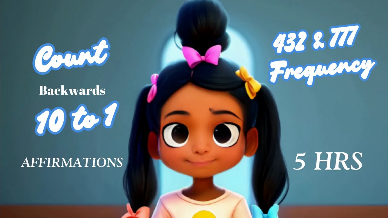 Learn Counting backward 10 to 1 Sleep Music for Kids 🌙 | Calming ...