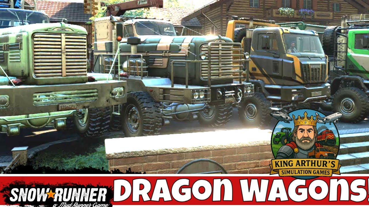 Dragon Wagons Duel Pack DLC - First Look and Test Run - Snowrunner ...
