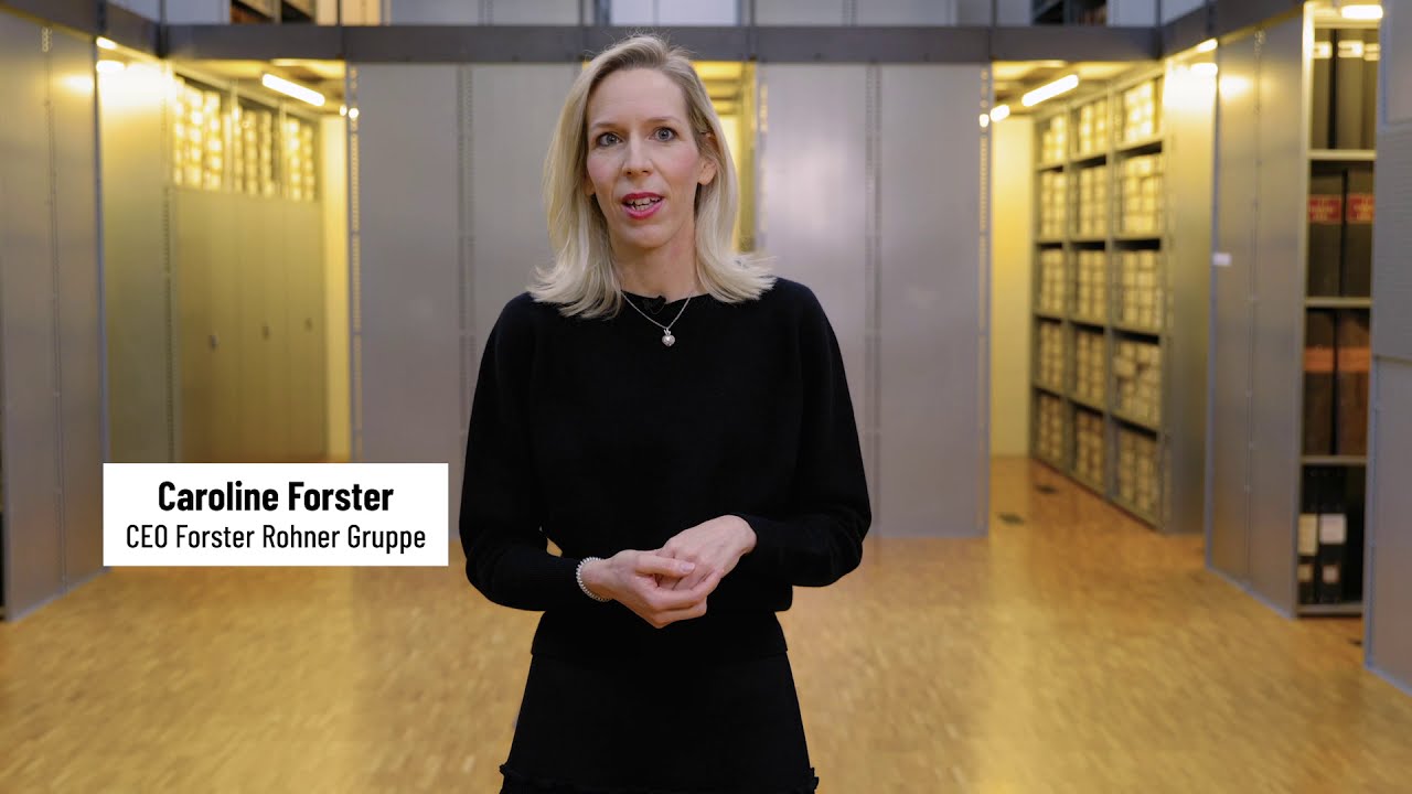 Caroline Forster, CEO Forster Rohner Gruppe, sagt JA zum Abkommen mit ...