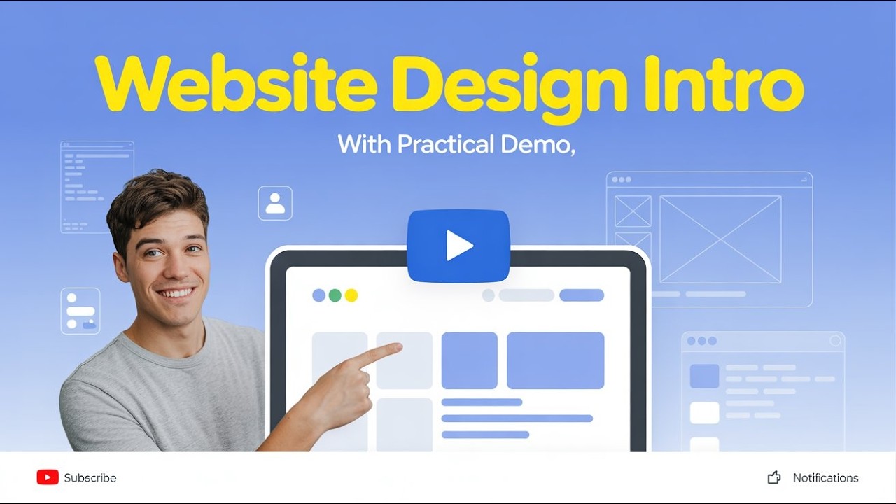 Website Design Introduction with Practical Demo 🔥 | Learn Web Designing ...