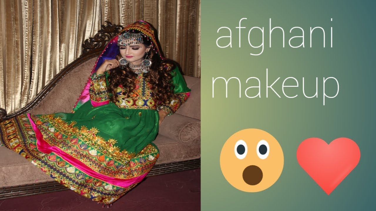 Afghani makeup shoot || Beautiful Afghani bride. - YouTube