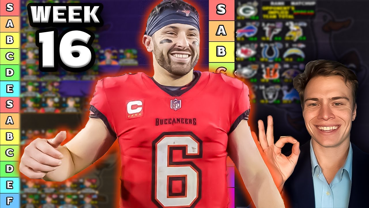 Week 16 Fantasy Football Rankings (QB, TE, DST) - YouTube