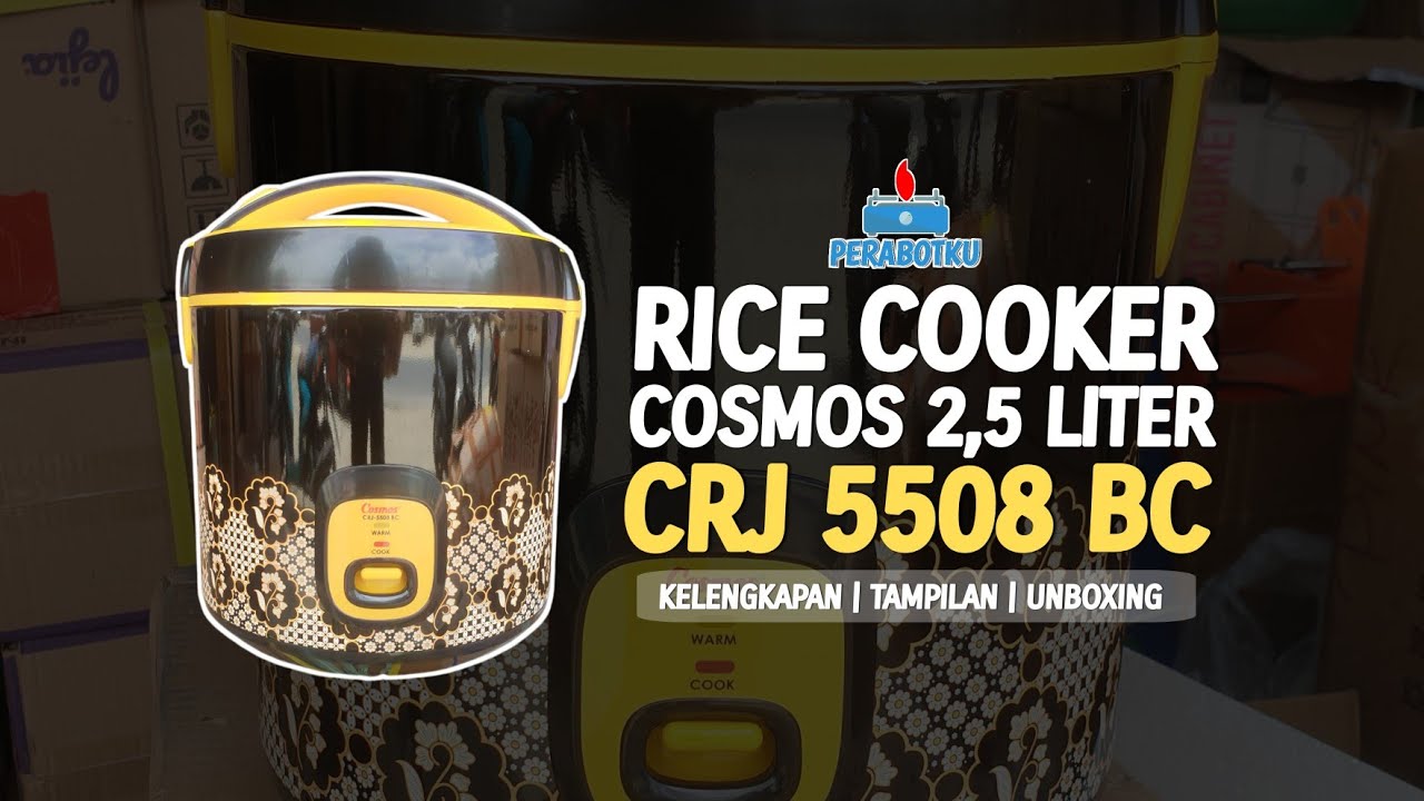 Keren! Rice Cooker Cosmos 2,5 Liter CRJ 5508 BC Batik/Mejikom Cosmos ...