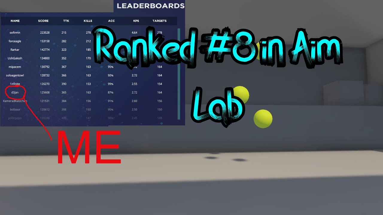 Top 10 in Aim Lab + My Gridshot High Score - YouTube