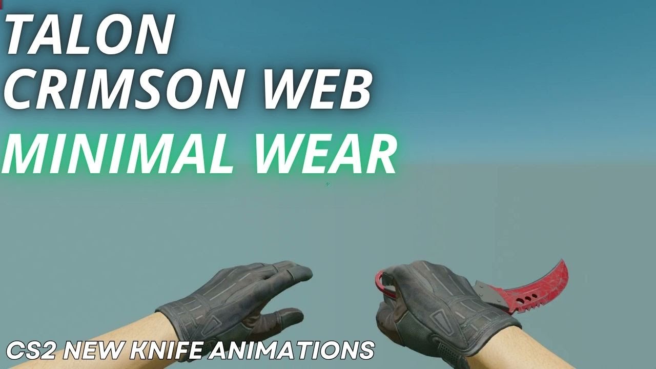 Talon Knife Crimson Web (Minimal Wear) | CS2 Skin Showcase with NEW ...