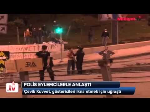 Polisle eylemcilerle böyle anlaştı