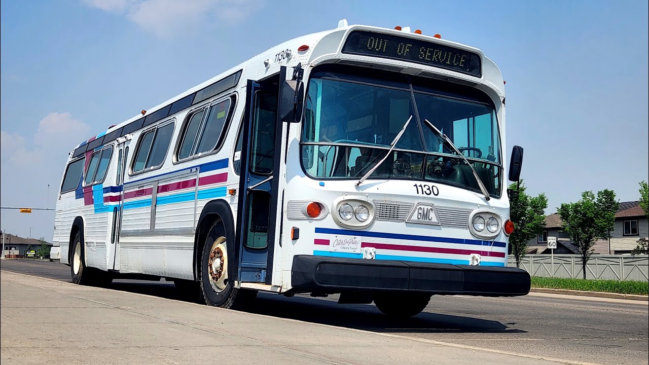 1982 GM T6H-5307N #1130 ex. Calgary Transit -RIDE- | KUBSSS - YouTube