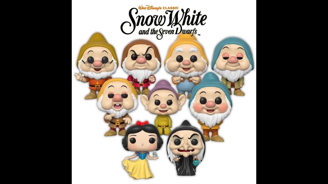 Complete Funko Pop Snow White Set - YouTube