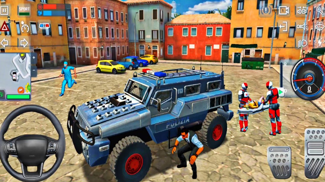 New Colour Police Vehicle APC Car Driving 🚔🚧 Police Sim 2022 Android ...