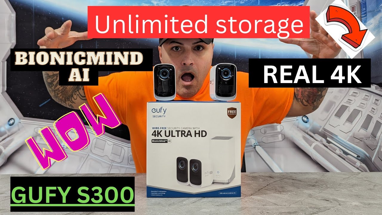 GUFY S300 4K ULTRA HD SECURITY CAMERA AI BIONICMIND - YouTube
