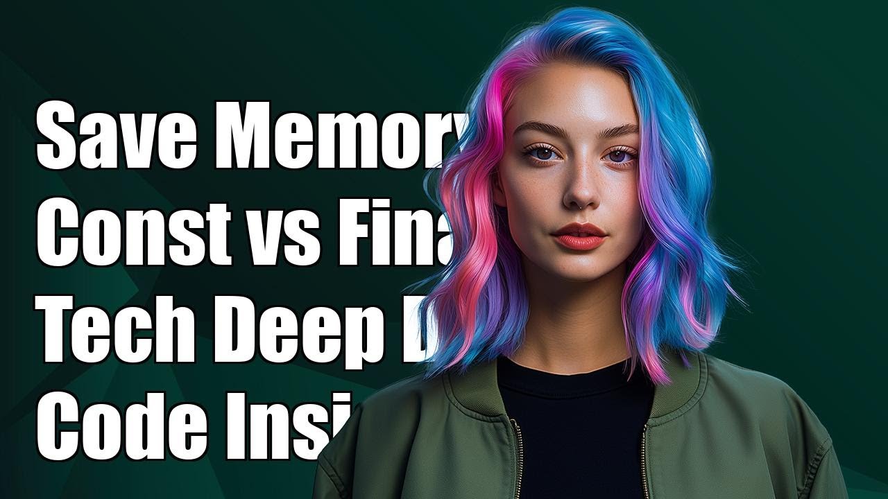Does Using Const or Final Variables Save Memory? A Technical Deep Dive - YouTube