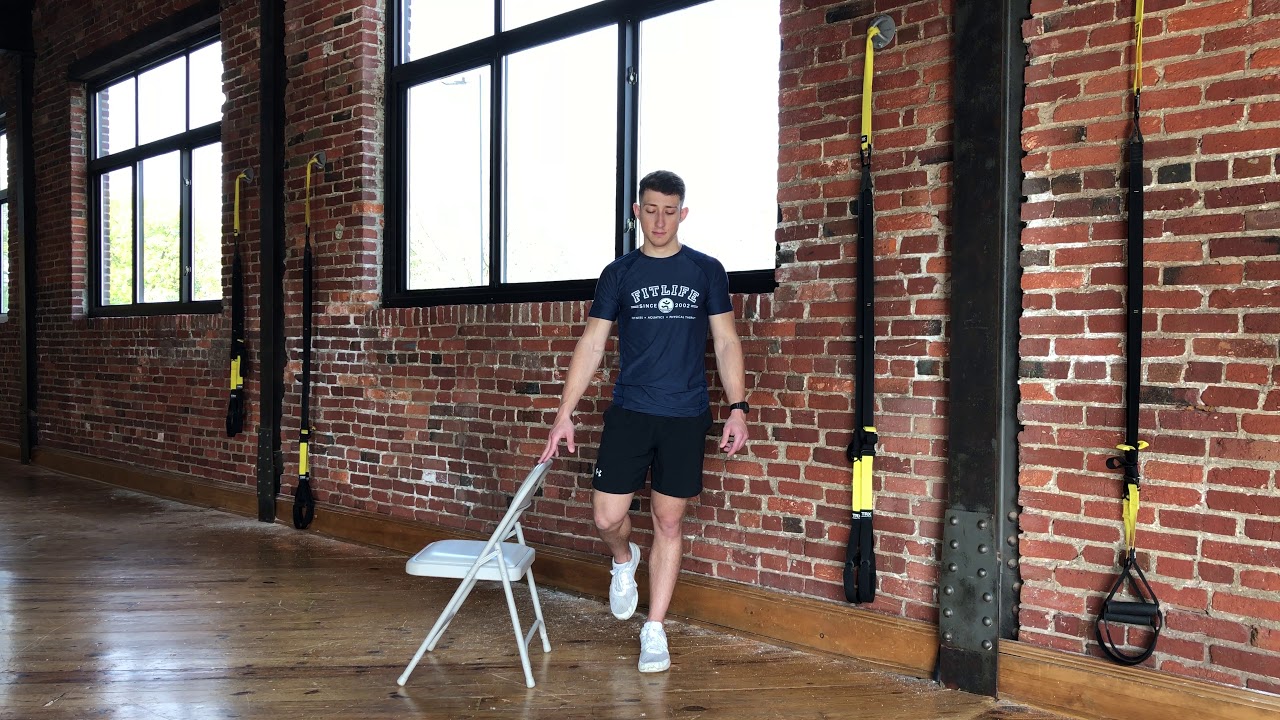 Single Leg Stance Balance (with eyes closed) - YouTube