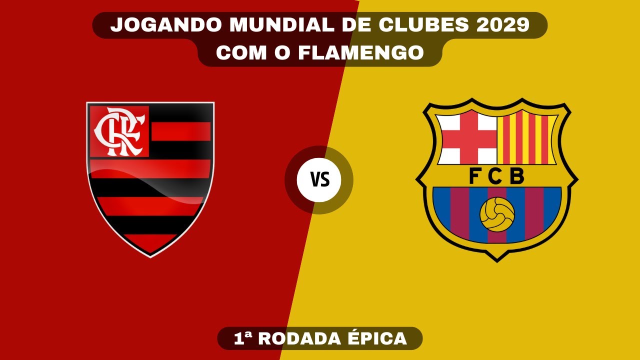 FLAMENGO x BARCELONA 🏆 1ª Rodada | Mundial de Clubes 2029 | PES 21 ...