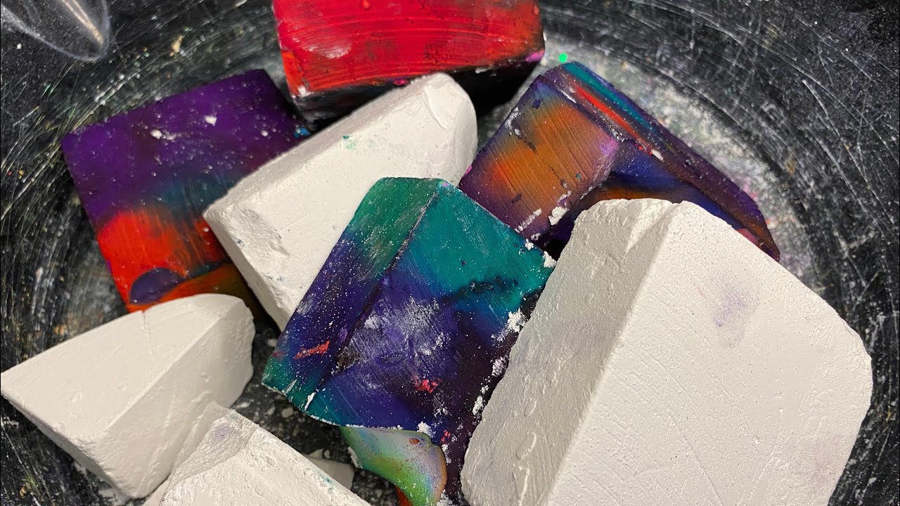 Dyed & Plain Blocks - PnP Soft Chalk - Magic Dust Supply Chalk - YouTube