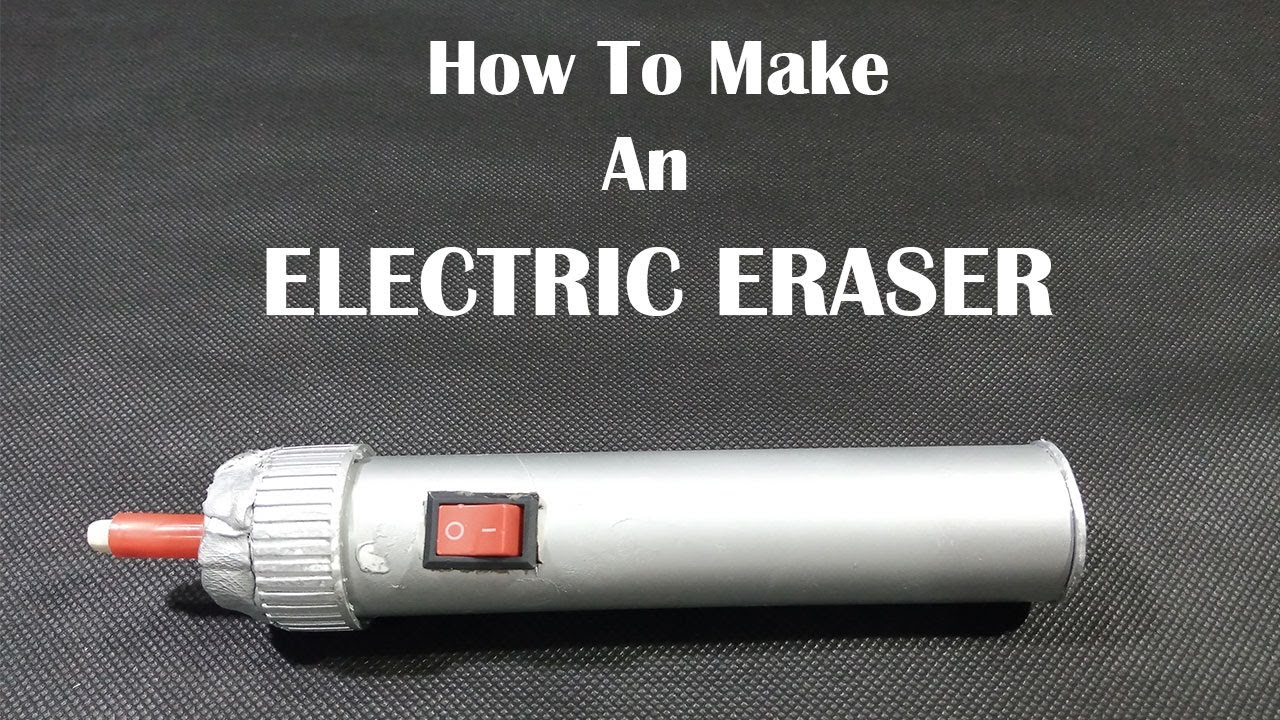 How to Make an Electric Eraser - YouTube