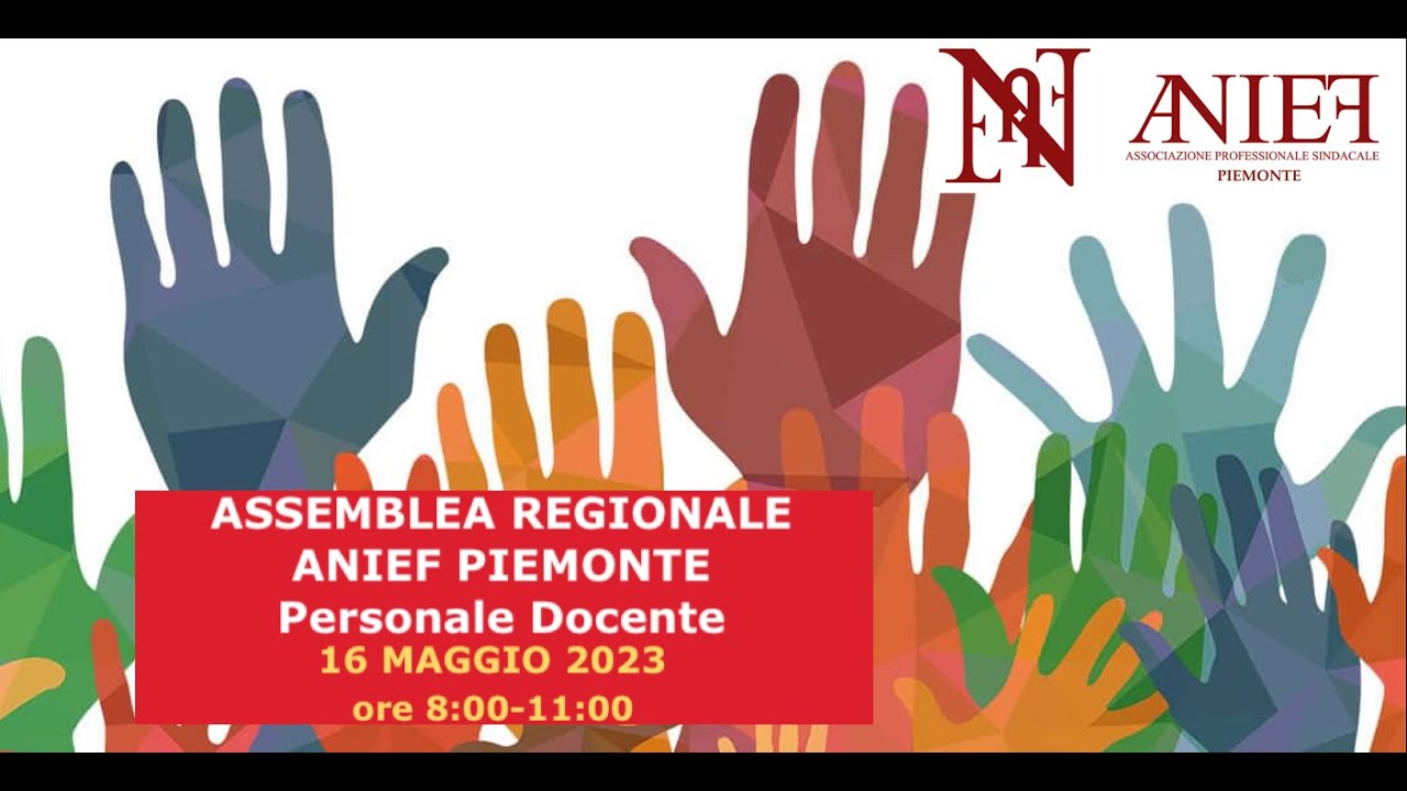 ASSEMBLEA REGIONALE ANIEF PIEMONTE - 16 maggio 2023 - YouTube