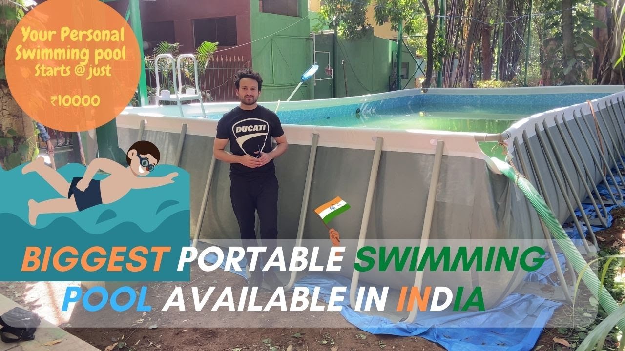 Bestway Intex India's BIGGEST Portable Swimming Pool SIZE- 31ft for ...