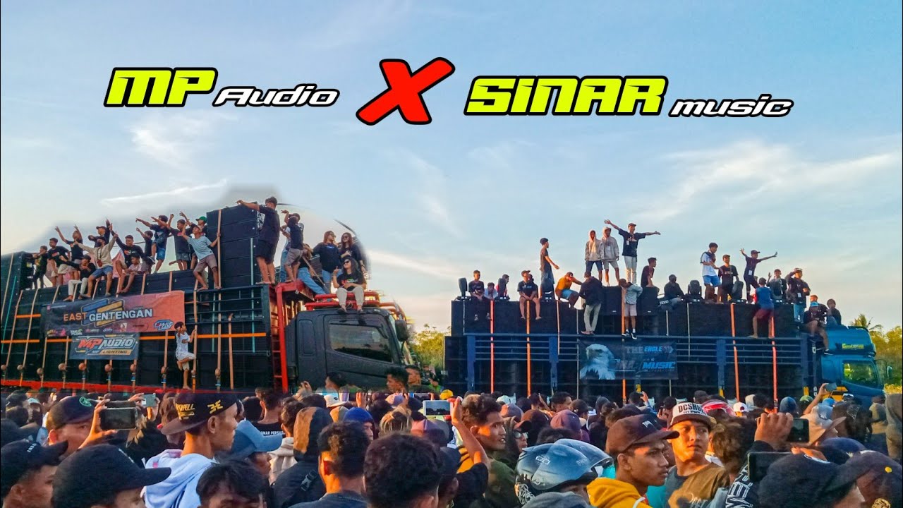Sinar music terima tantangan MP audio battle didepan banyaknya penonton ...