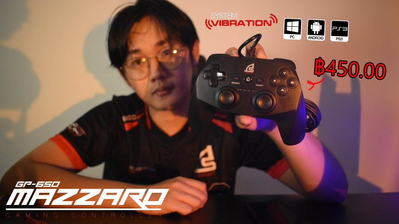 รีวิว จอย SIGNO E-Sport GP-650 Mazzaro ดีไซน์สวย จับง่าย มี 2 Analog ...