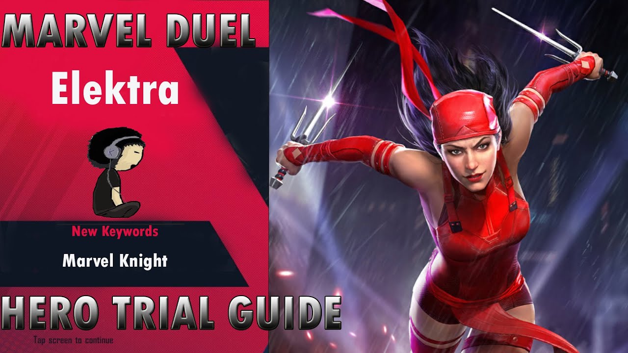 [MARVEL DUEL] Elektra HERO TRIAL GUIDE - YouTube