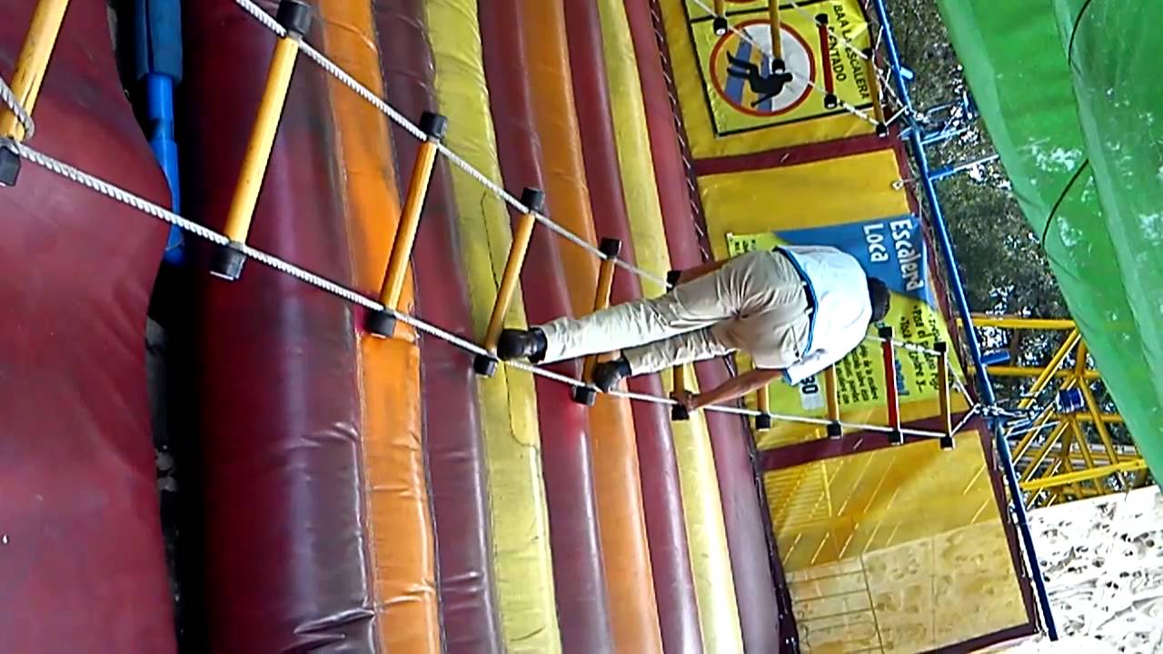 HECMAN SIX FLAGS escalera LOCA - YouTube