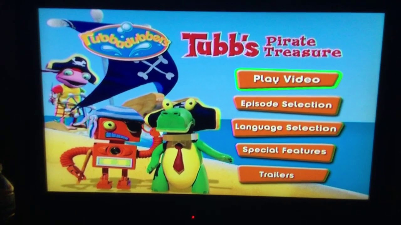 Rubbadubbers: Tubb’s Pirate Treasure 2004 DVD Menu Walkthrough - YouTube