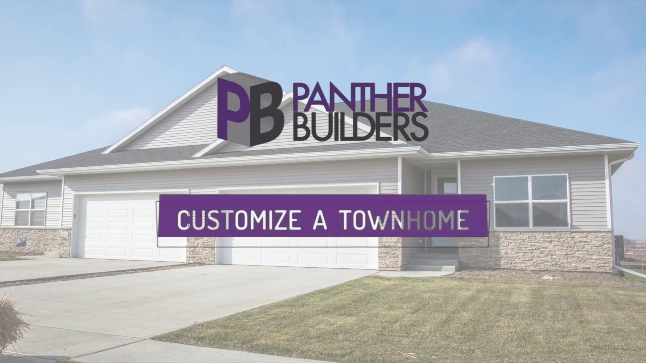 Panther Builders - Customize a Townhome - YouTube