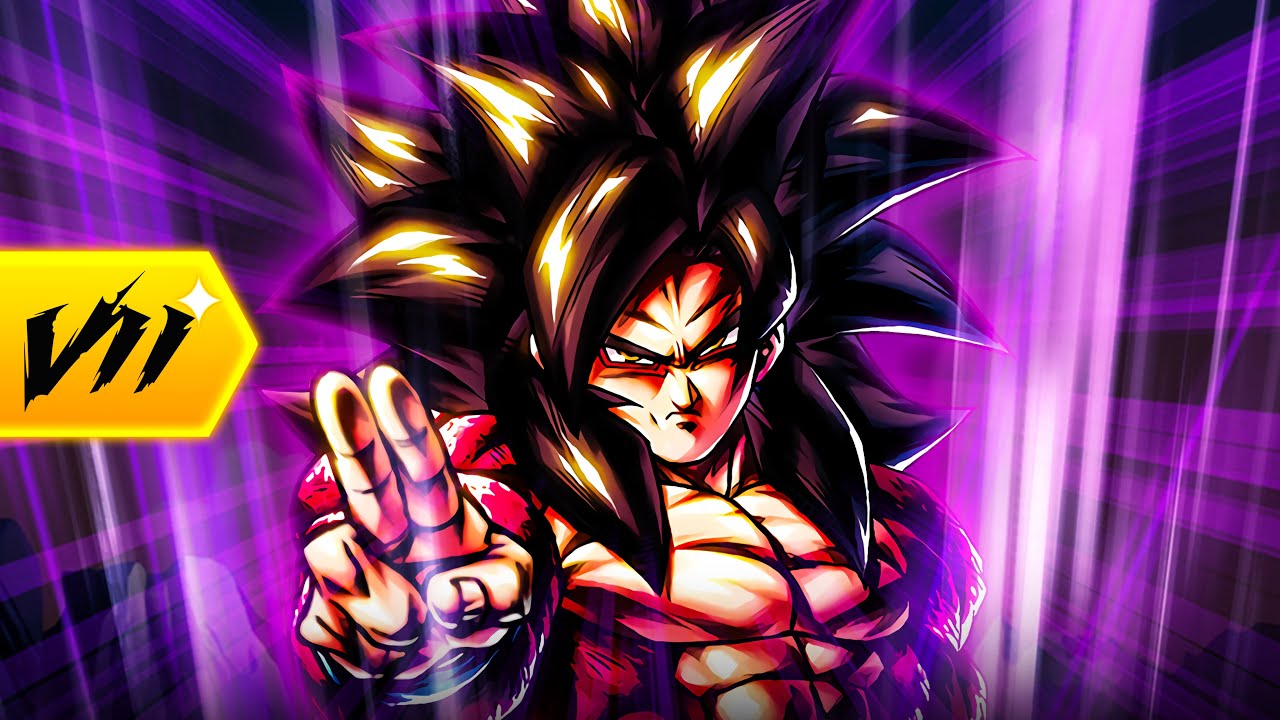 👿¡PUÑO del DRAGÓN FURIOSO! GOKU SUPER SAIYAN 4 LF Dragon Ball Legends ...