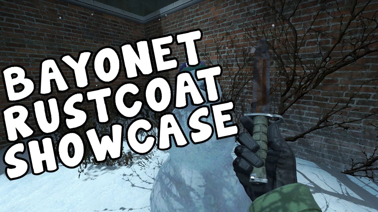 CSGO - Bayonet Rust Coat Showcase - YouTube