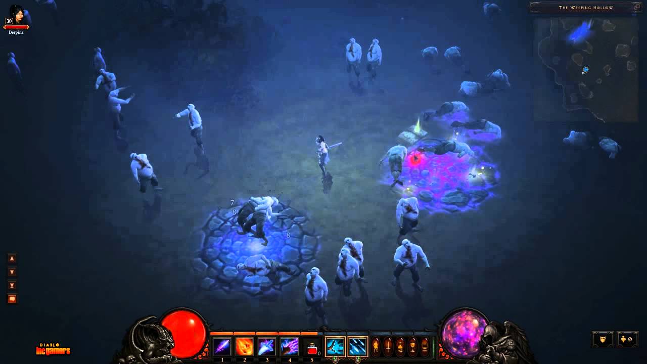 Diablo 3 - Meteor with Golden Rune - YouTube