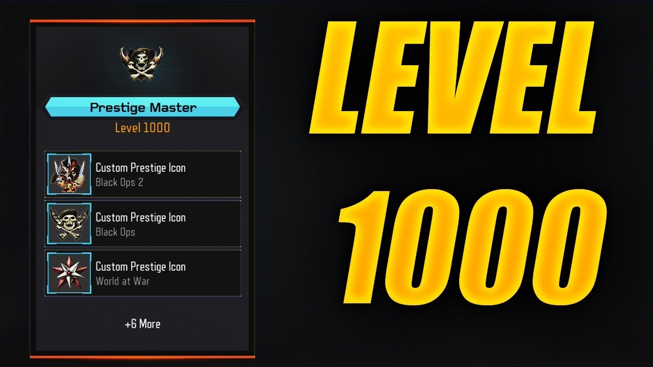 UNLOCKING "LEVEL 1000" MASTER PRESTIGE IN BLACK OPS 3!!! - YouTube