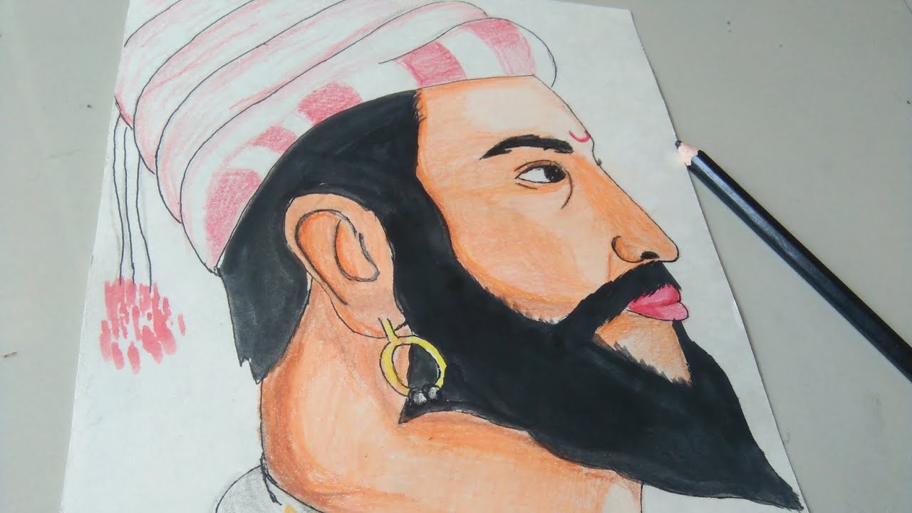 how to colour chhatrapati shivaji maharaj | chhatrapati shivaji maharaj ...