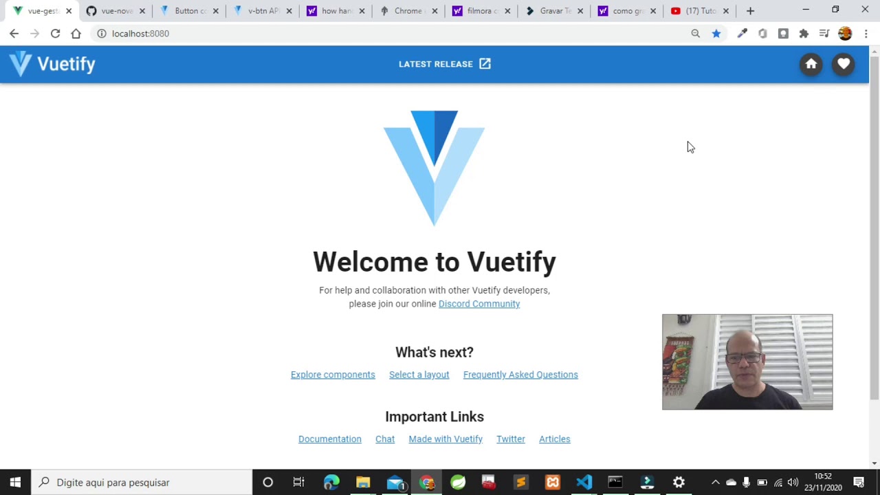 Como criar icones na toolbar - Dica 01 Vue.js - YouTube