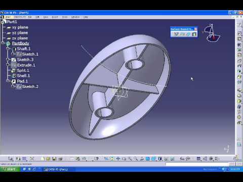 CATIA complex model.wmv - YouTube