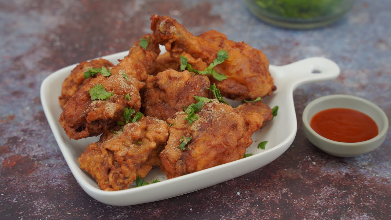 10 minute Spicy CHICKEN FRY recipe | Easy Chicken fry | Deshi Chicken ...