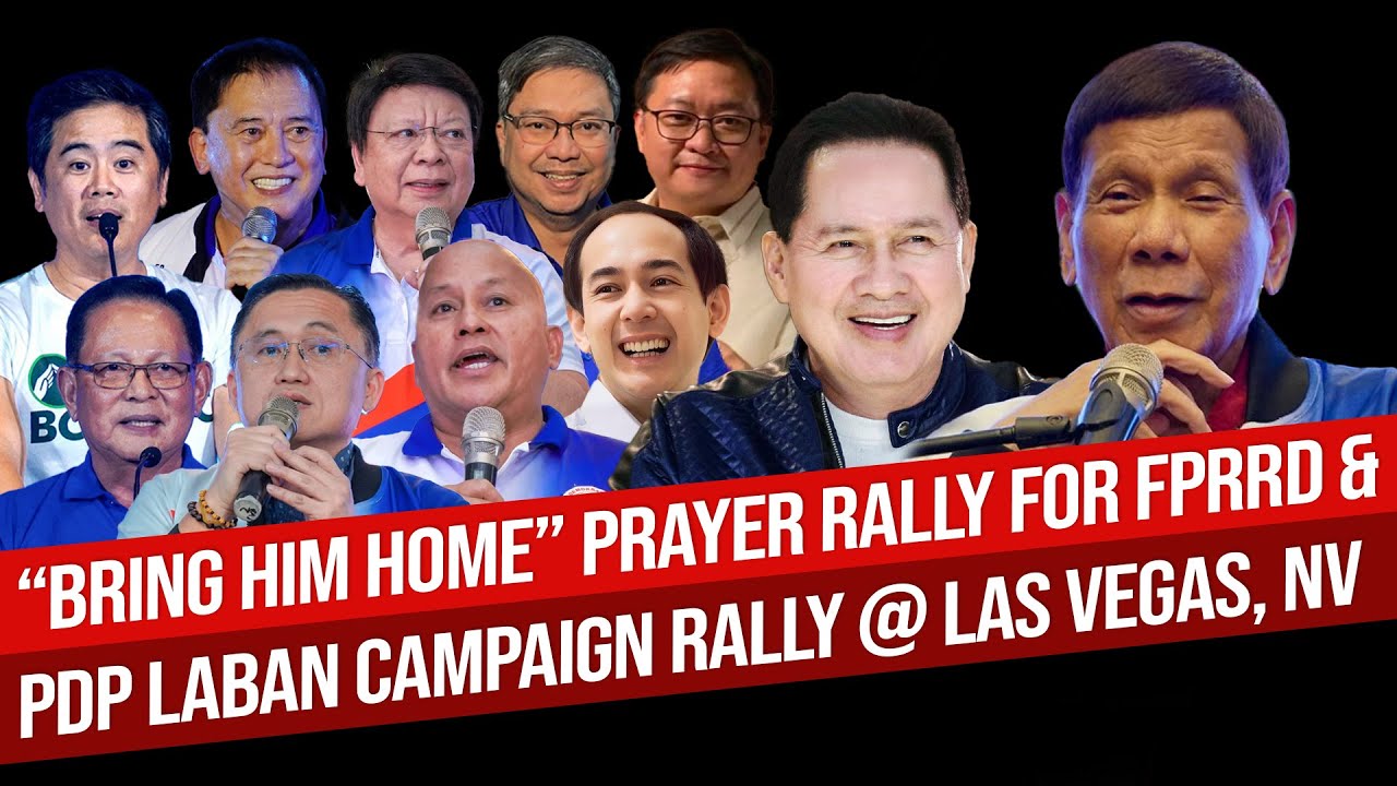 LIVE: “BRING HIM HOME” Prayer Rally for FPRRD & PDP Laban Campaign ...