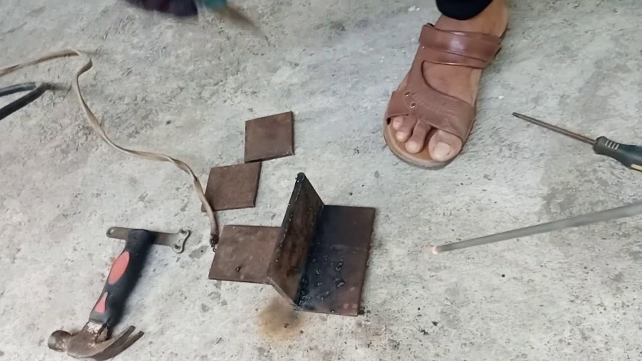 WELDING FILLET JOINT - YouTube