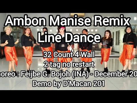 Ambon Manise Remix | Line Dance | D'Macan 201 - YouTube