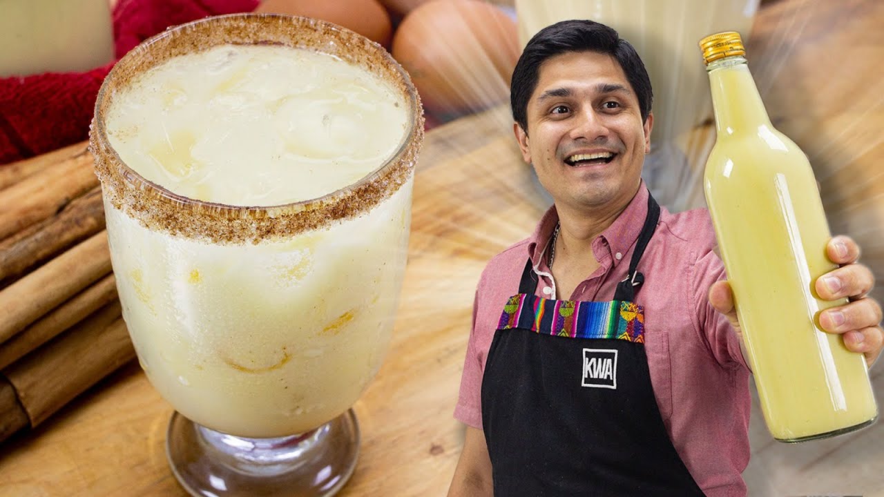 Rompope con 5 INGREDIENTES | KWA - YouTube