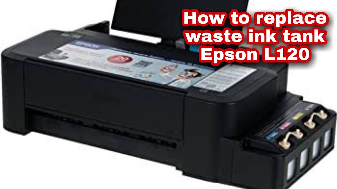 How to Install waste Ink tank In Epson L120 - YouTube