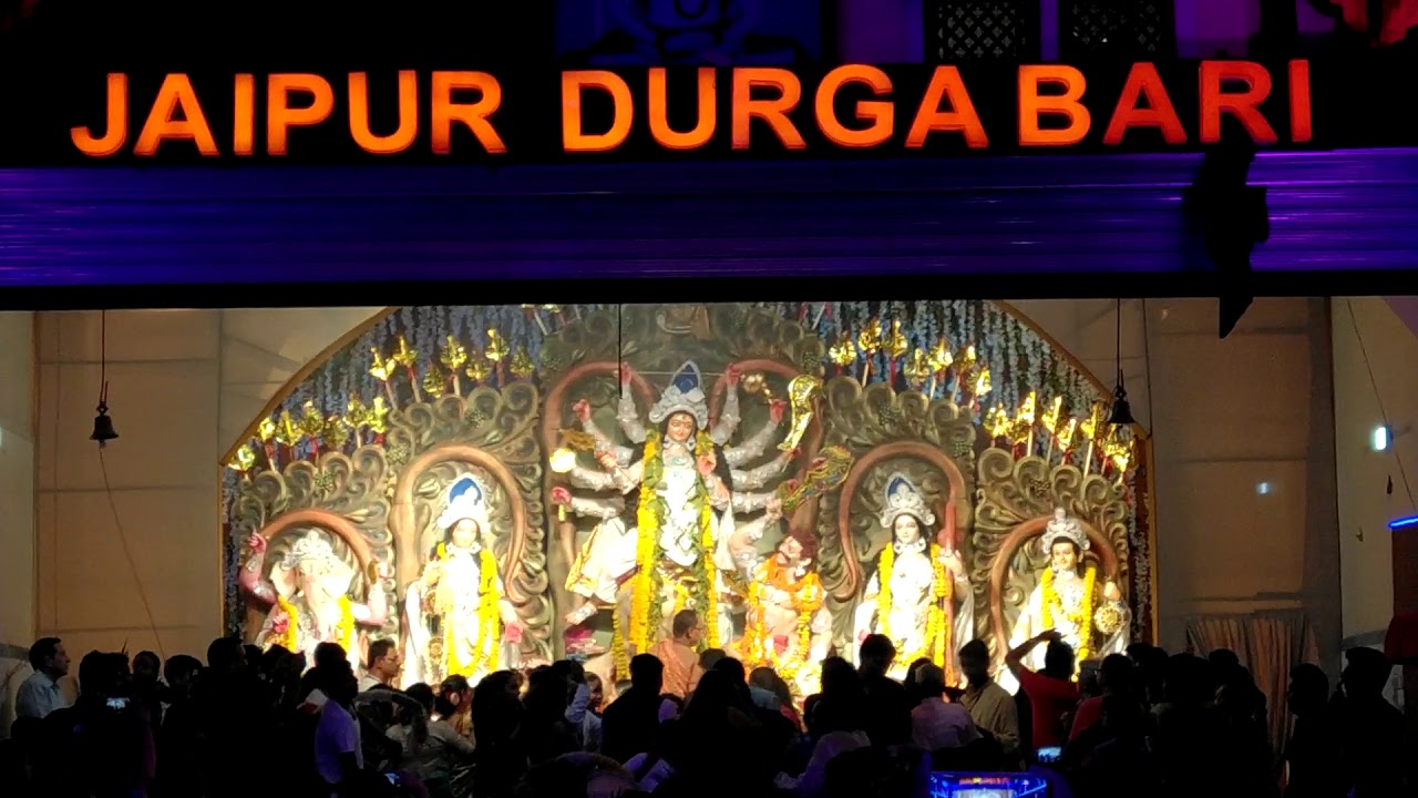 Durga Puja at Jaipur by JKG - YouTube