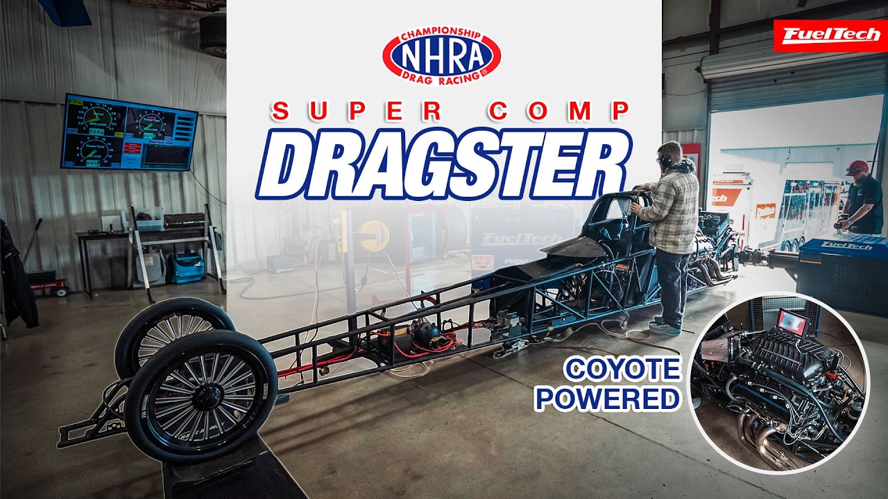 NHRA Super Comp Dragster Hub Dyno Session | Whipple Coyote + Full ...